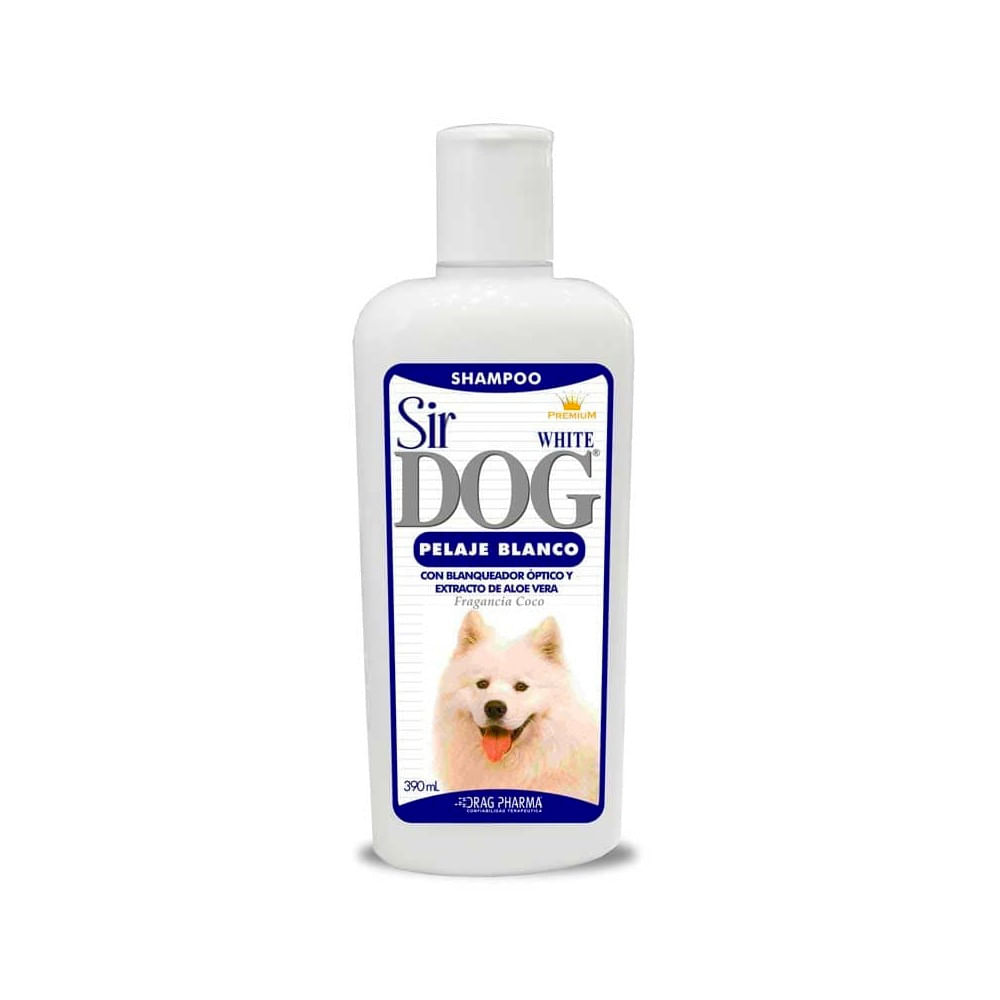 Shampoo Sir Dog Pelaje Blanco Perros Mascotas 390ml