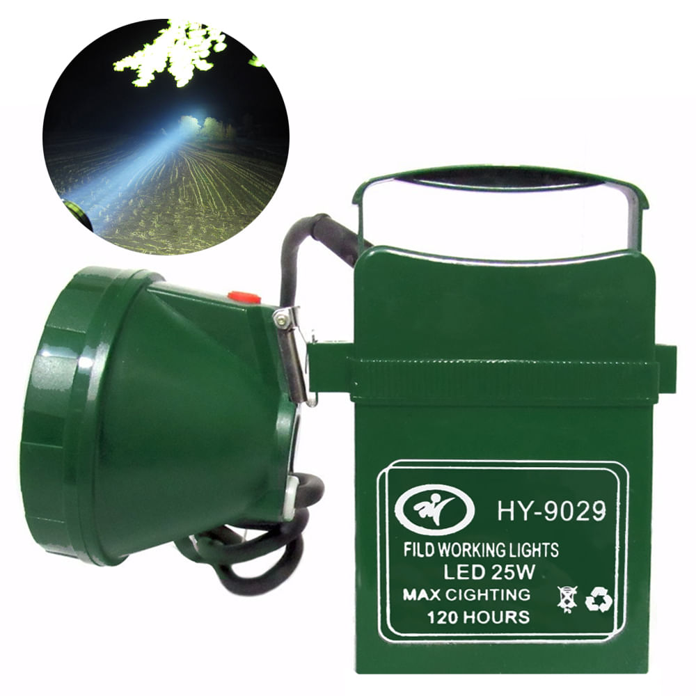 Linterna Foco Led 25w Recargable Minero 68874