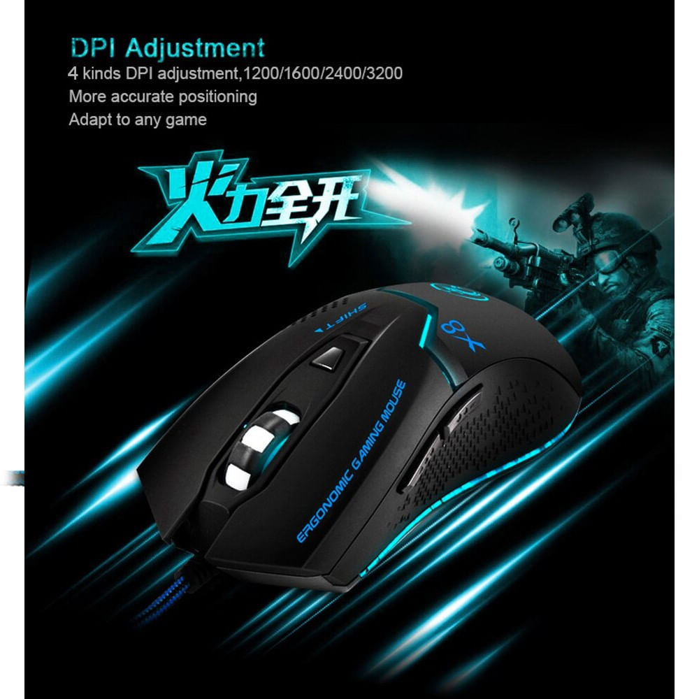 Mouse Gamer Imice Modelo X8 3600 Dpi Òptico