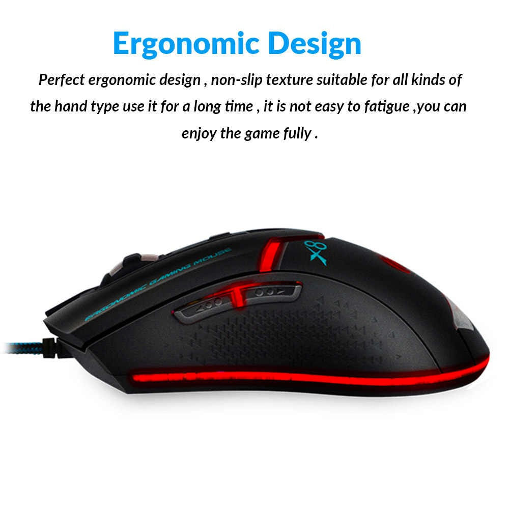 Mouse Gamer Imice Modelo X8 3600 Dpi Òptico