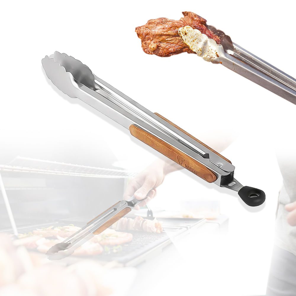 Pinza tenaza Master 16" Para Parrilla Barbacoa Cocina Wayu