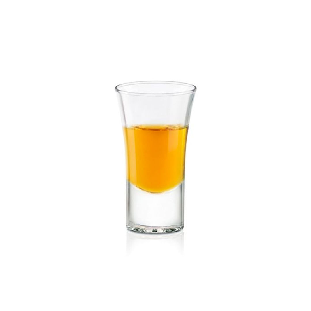 Display 6 Vasos Licor Lord 54cc Trago Corto Cristar