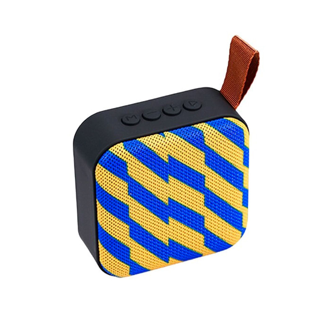 Mini Parlante Inalámbrico Bluetooth T5 Amarillo/Azul