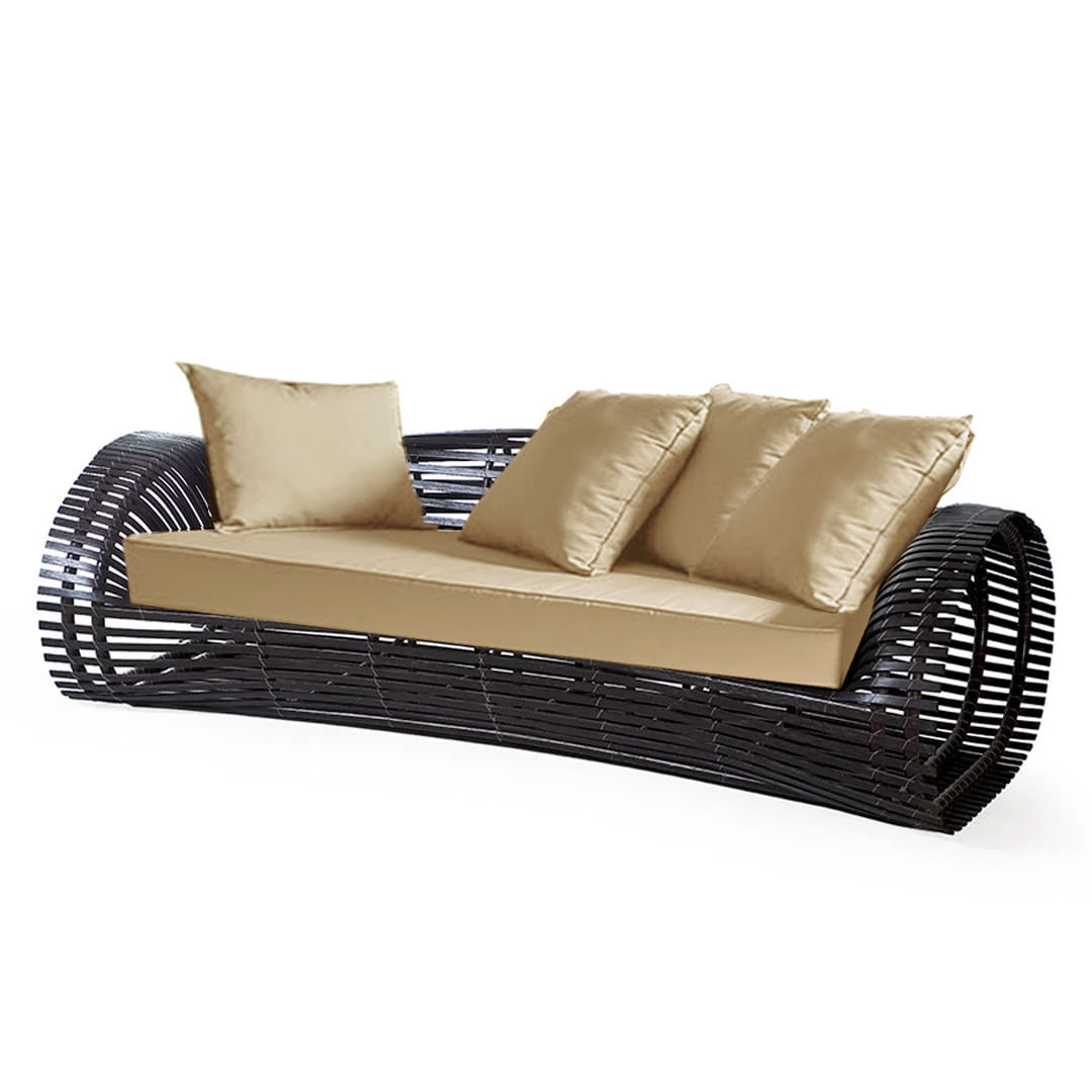 Sillón Butaca Tejido 3C Para Terraza Con Cojines