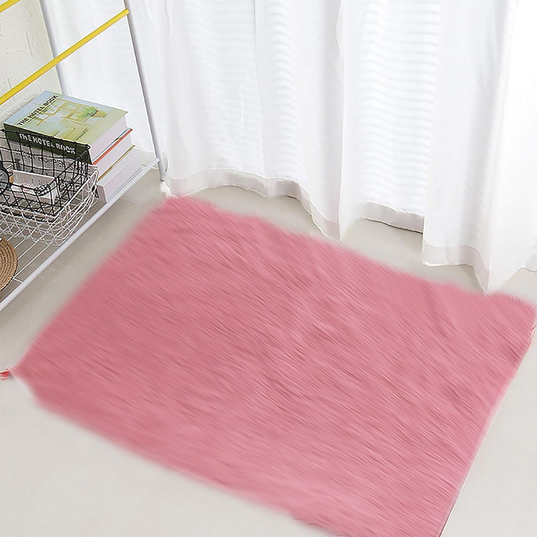 Alfombra Decorativa 60X90CM Rosa