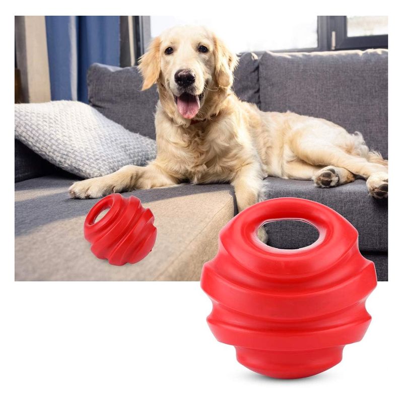 Juguete Mordedor Chomp para Mascotas Pelota Agarre 14 cm