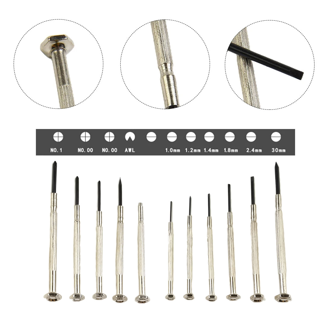 Juego de Destornilladores Reloj kmt Tools 11Pza