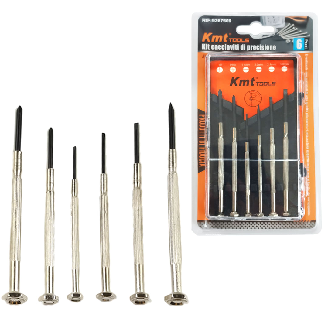 Juego de Destornilladores Reloj kmt Tools 6Pza