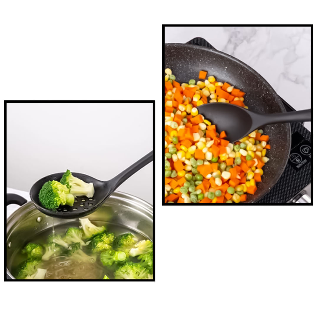 Set de 6 Utensilios de Cocina Rosa