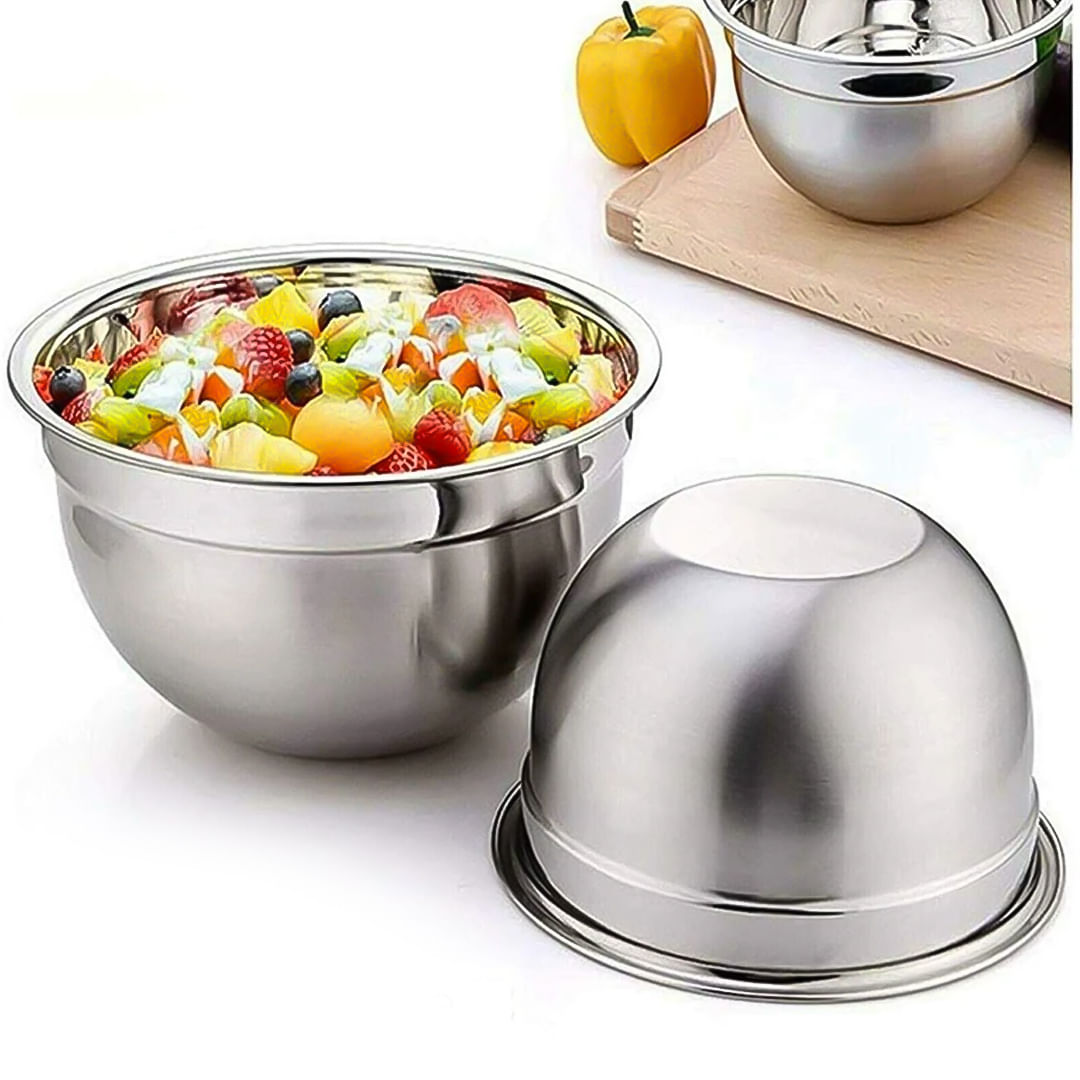 Bowl Metálico 32cm Verduras Frutas Cocina
