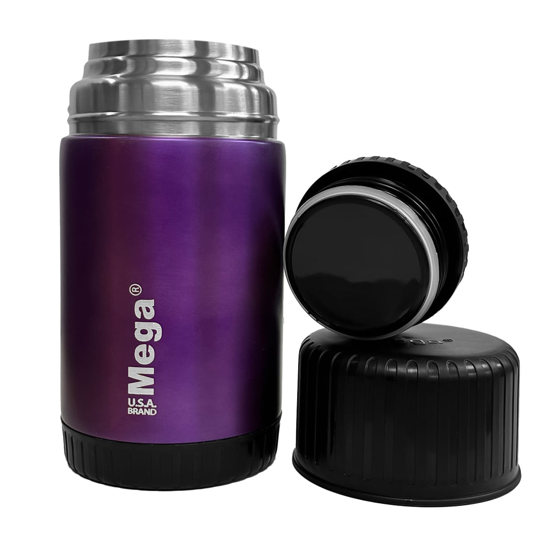 Termo Térmico Magnum Mega Acero Inoxidable 0.75L Lila