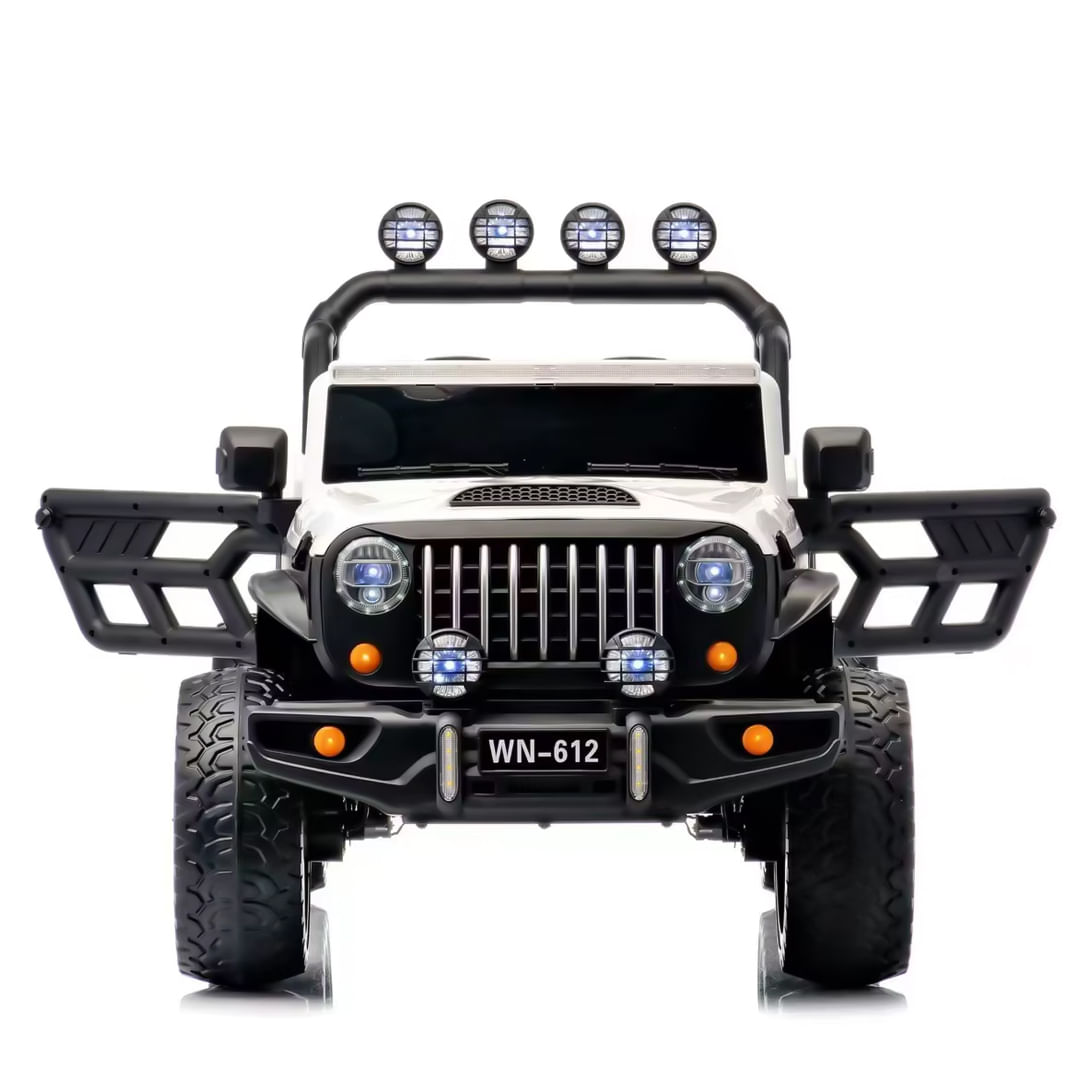 Auto Eléctrico Batería Todoterreno Música LED Control Papás