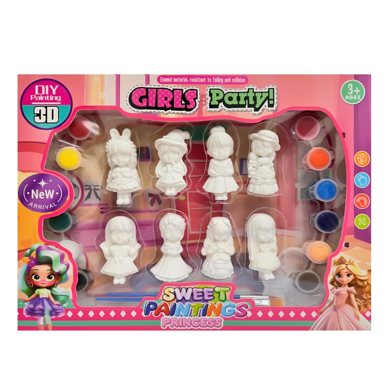 Set de Arte Pintando Aventuras de Princesas